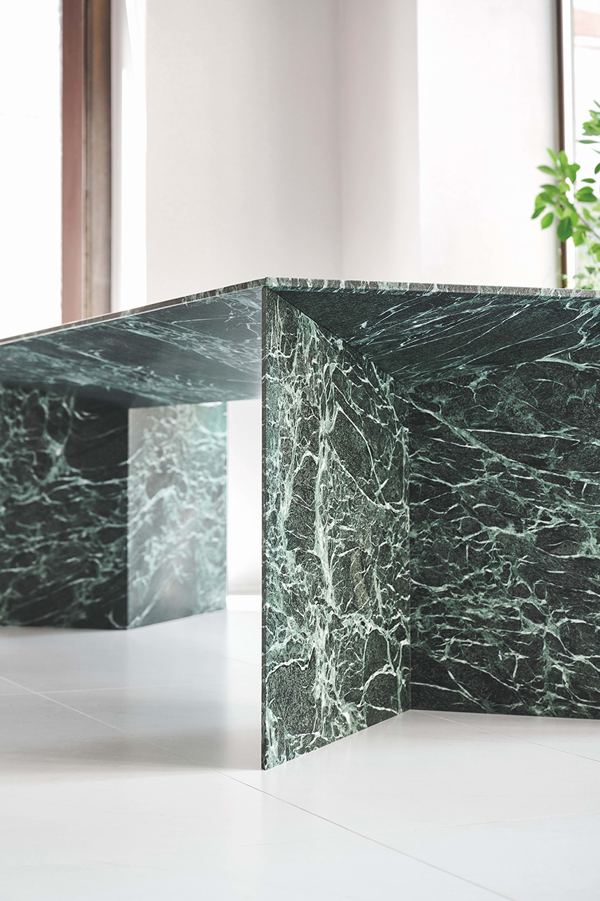 Mármol Verde Saint Denis: la piedra italiana que redefine el lujo